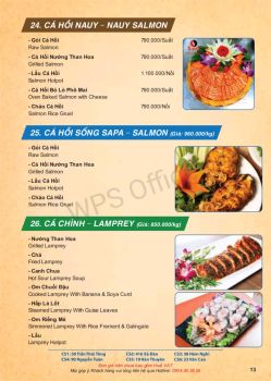 Menu, Hệ thống nhà hàng ba ba Sơn Đông - Nhà hàng ba ba ngon nhất tại ...